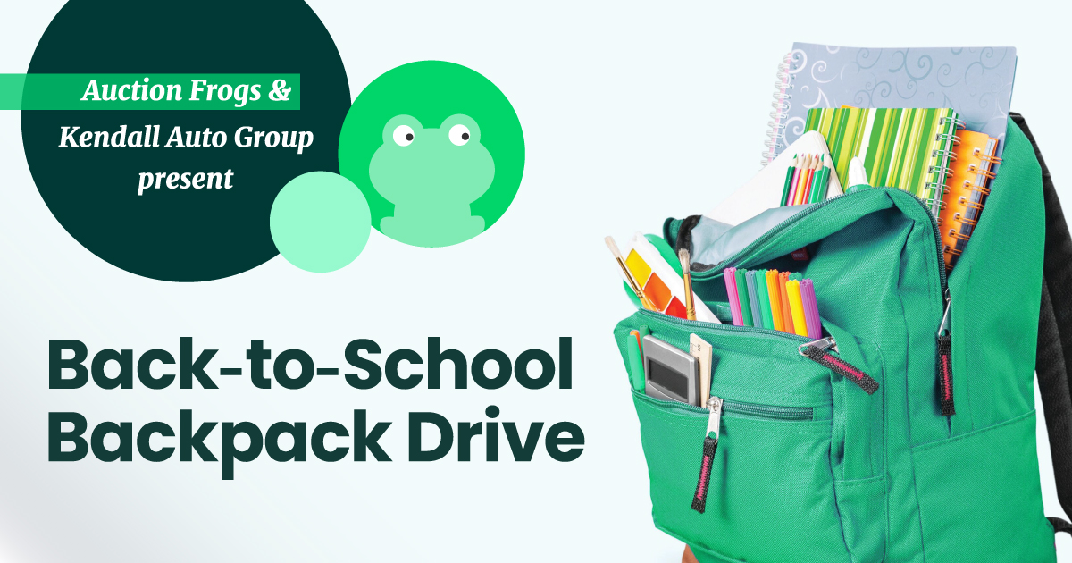Back-to-School Backpack Drive 2024 – Auction Frogs